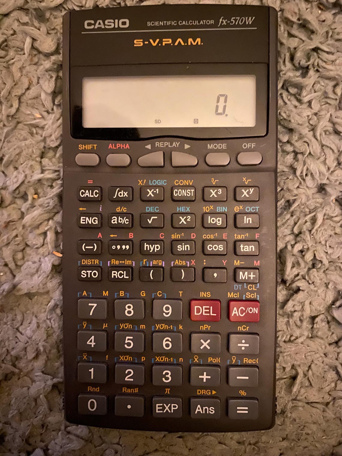 Casio FX-570W Scientific Calculator Vintage Retro - Etsy