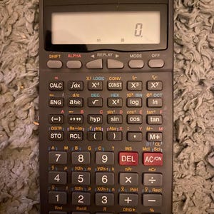 Casio FX-570W Scientific Calculator Vintage Retro - Etsy