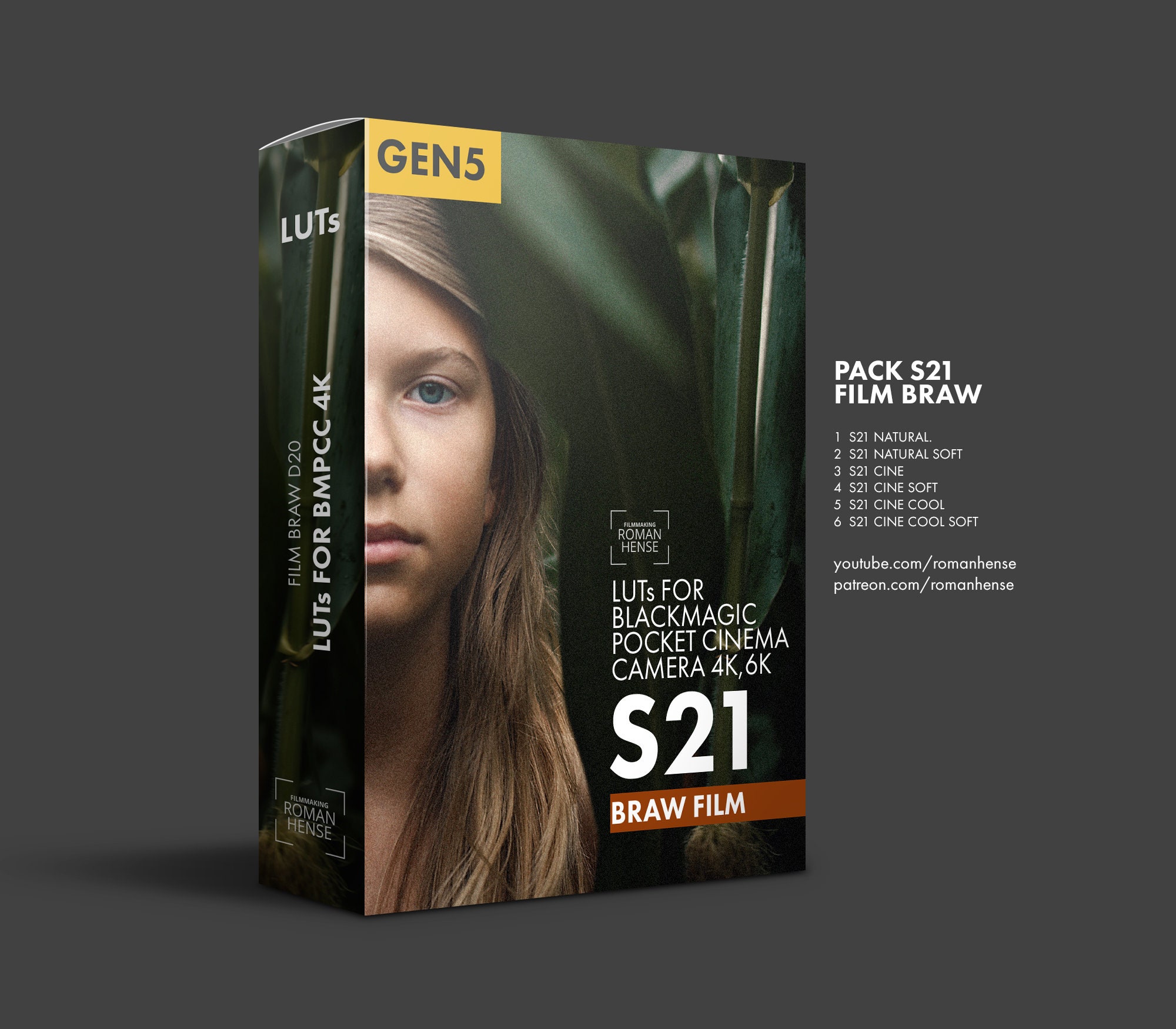 Luts Pack S21 for BMPCC 4K Gen5 - Etsy