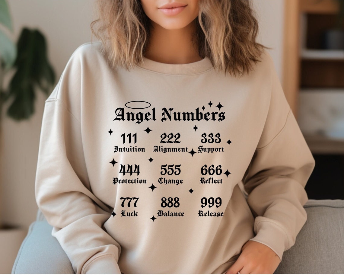 Angel Number Chart PNG Aesthetic Angel Numbers Digital - Etsy