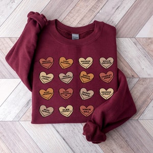 Country Music Singers Crewneck, Western Valentine Sweatshirt, Howdy ...