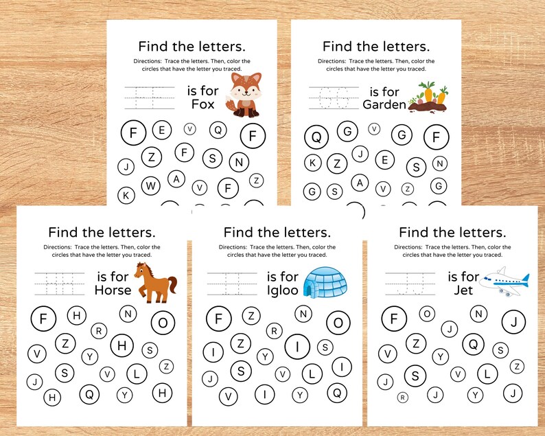 Alphabet Tracing and Coloring Printable Worksheets for Preschool Pre-k ...