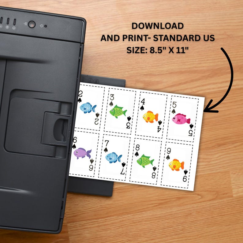 Go Fish Printable Card Game for Kids - Fun Family and Educational ...