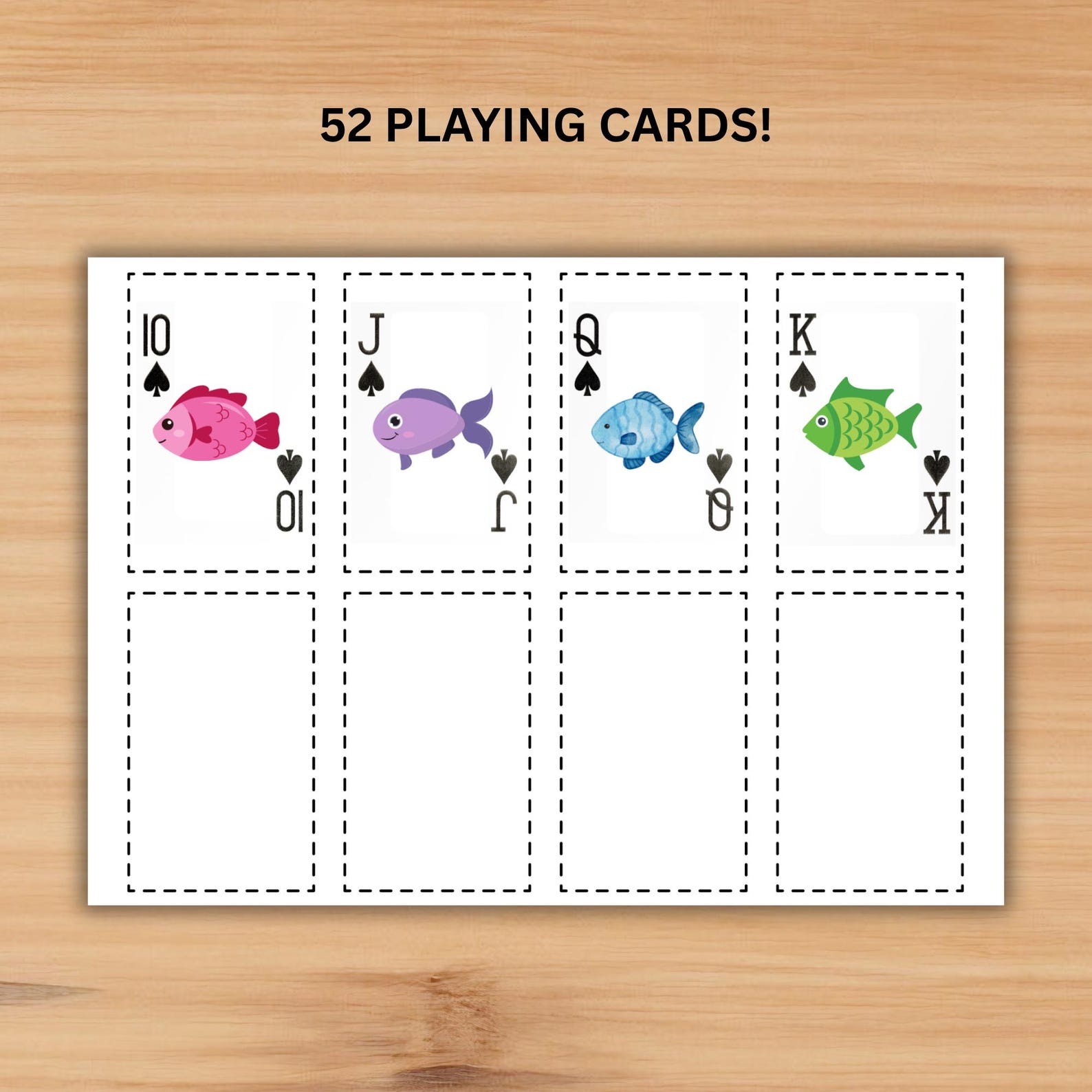 Go Fish Printable Card Game for Kids - Fun Family and Educational ...