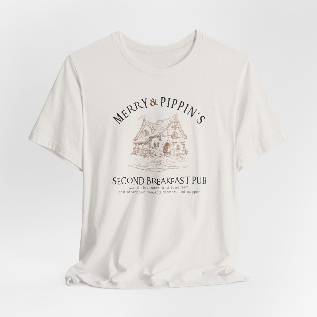 Merry & Pippin's Second Breakfast Shirt, Funny Movie Tshirts, LOTR ...