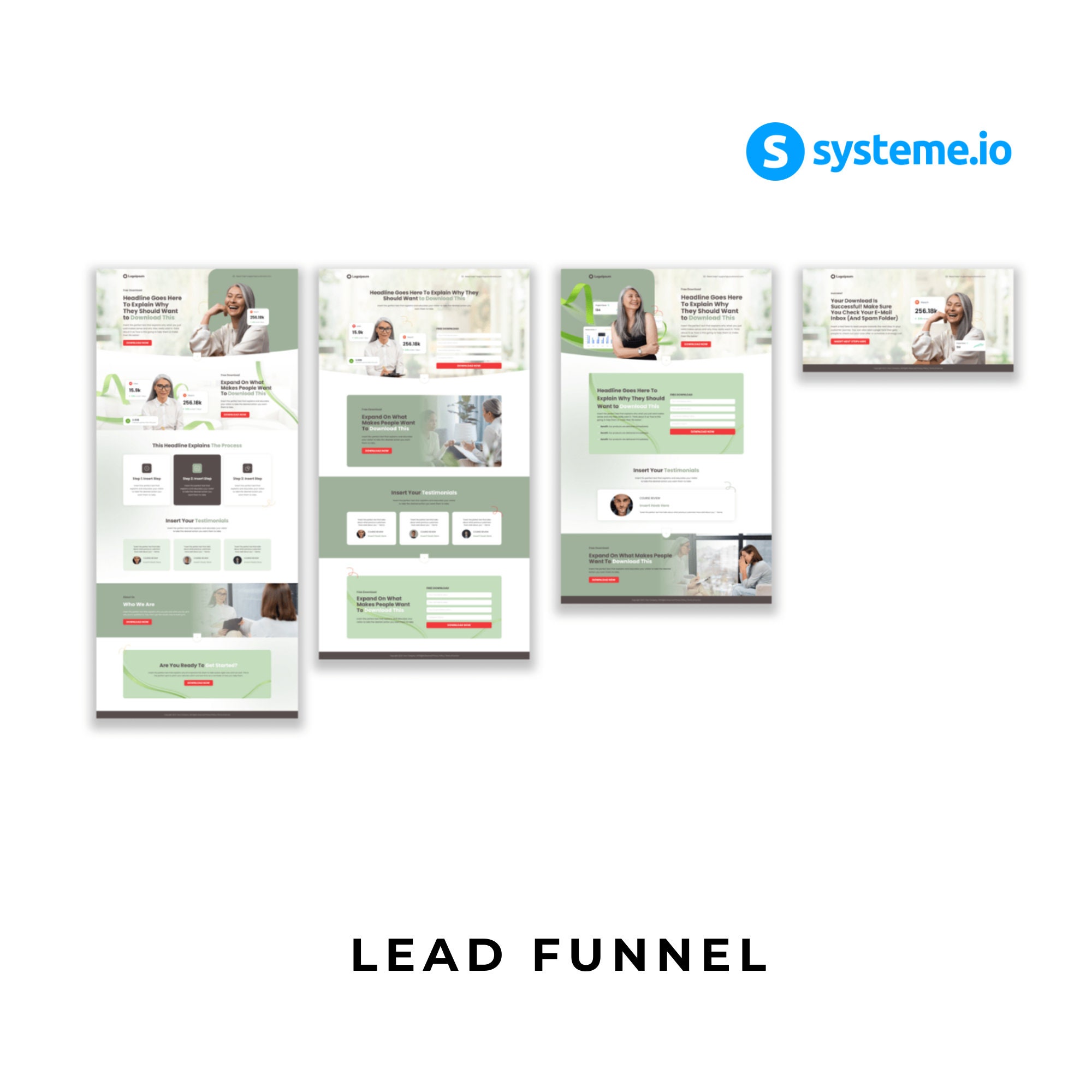 Systeme.io Lime Green Empowerment Coaching Kit I Systeme.io I Website I Funnel I Coaches I ...