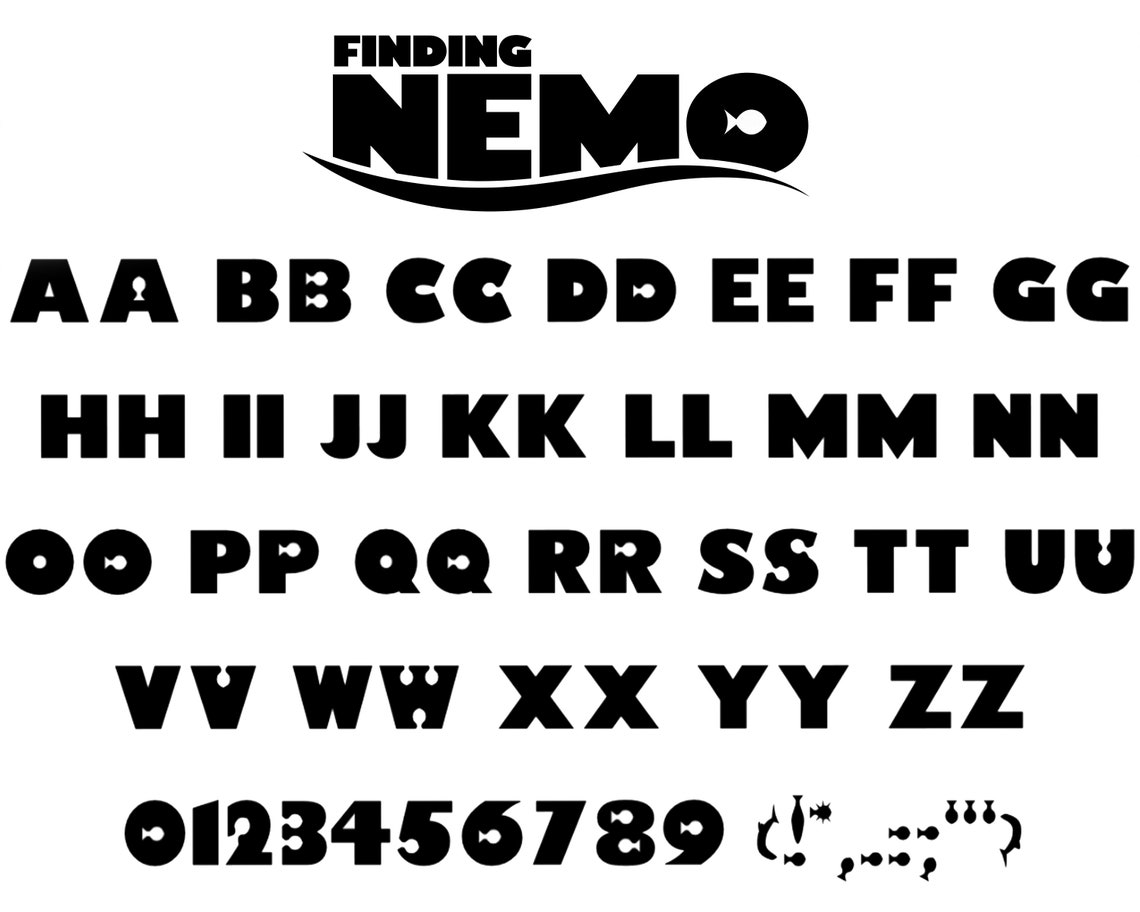 Finding Nemo SVG, Finding Nemo Bundle, Finding Nemo Svg, Finding Nemo ...
