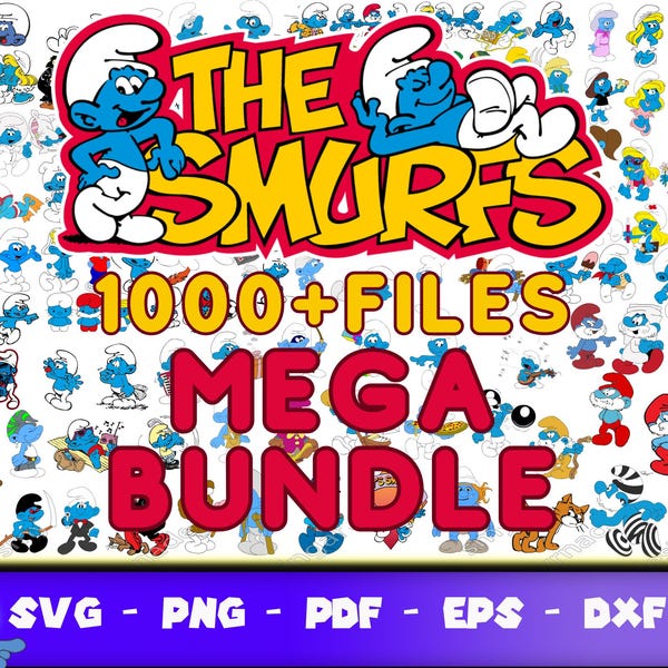 Smurfs Font - Etsy