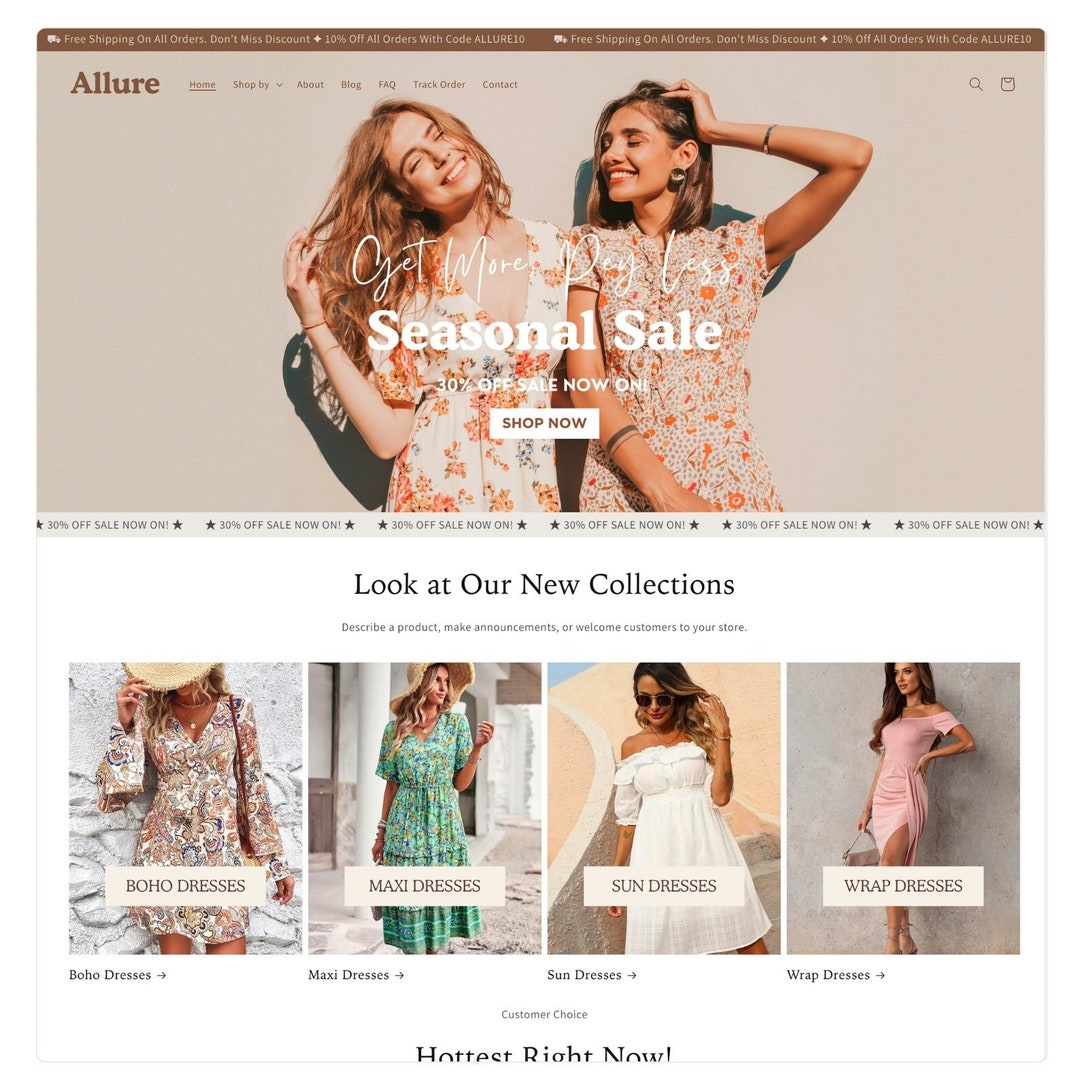 Clean Shopify Dresses Theme Dresses Theme Shopify Dresses Stores ...