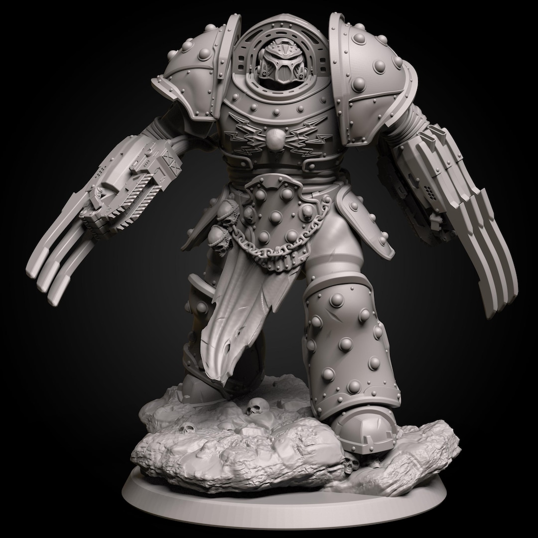 Lightning Claw Space Marine Warhammer Figure Fan Art STL - Etsy