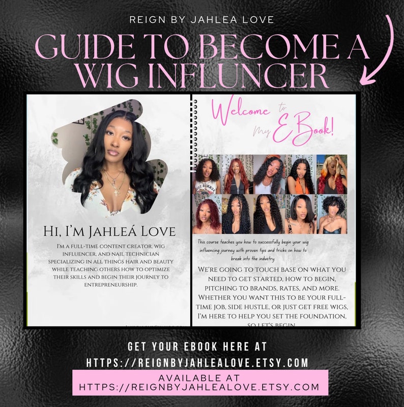 Guide to Becoming a Wig Influencer | How to Make Money Reviewing Wigs | - Etsy