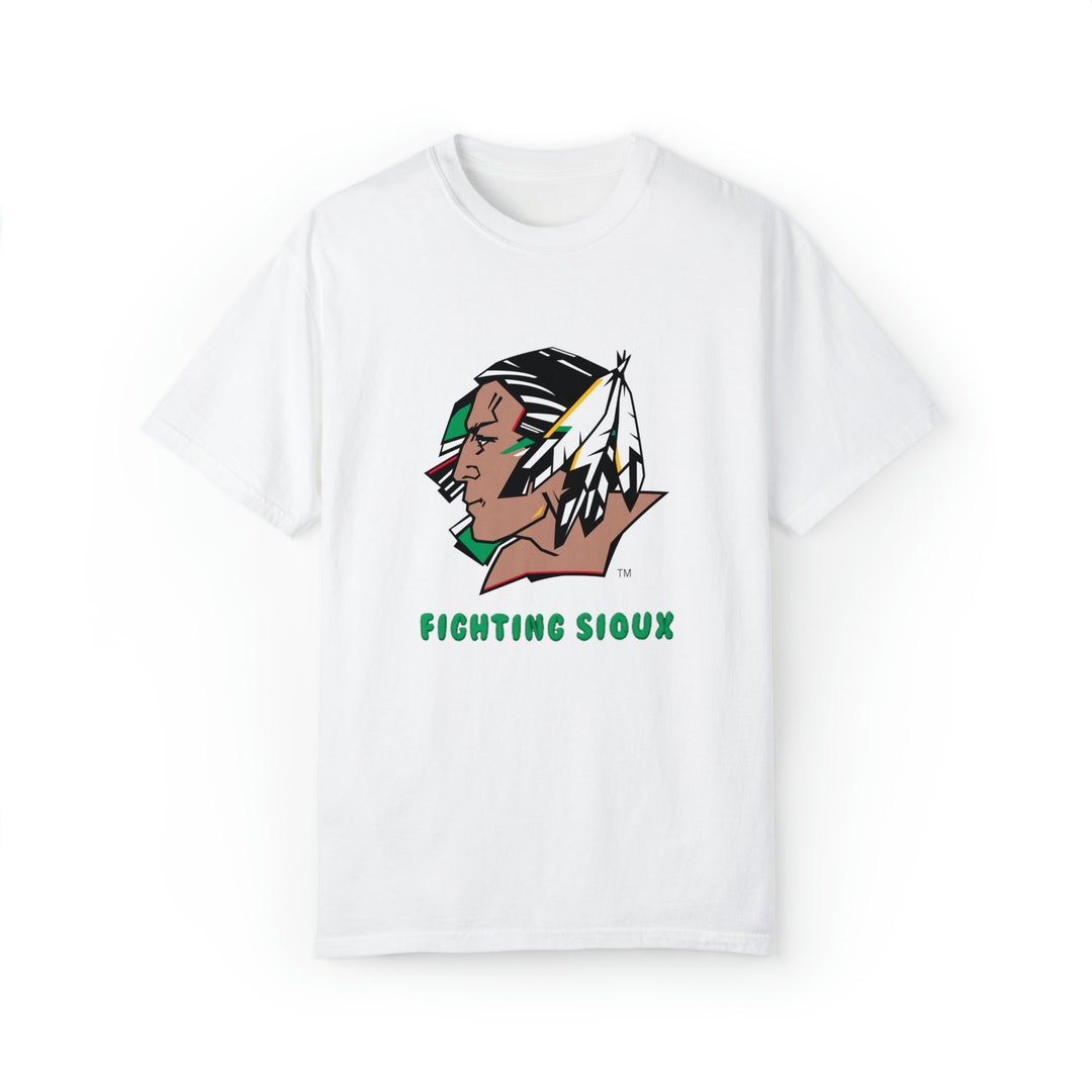 North Dakota Fighting Sioux Comfort Colors T-shirt - Etsy