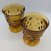Vintage Indiana Glass Whitehall Flared Tumblers, "cubist" Design ...
