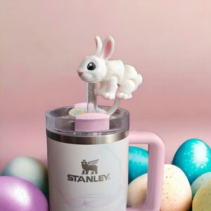 Bunny Rabbit 10mm Stanley Straw Topper 30oz 40oz Pastel Pop - Etsy