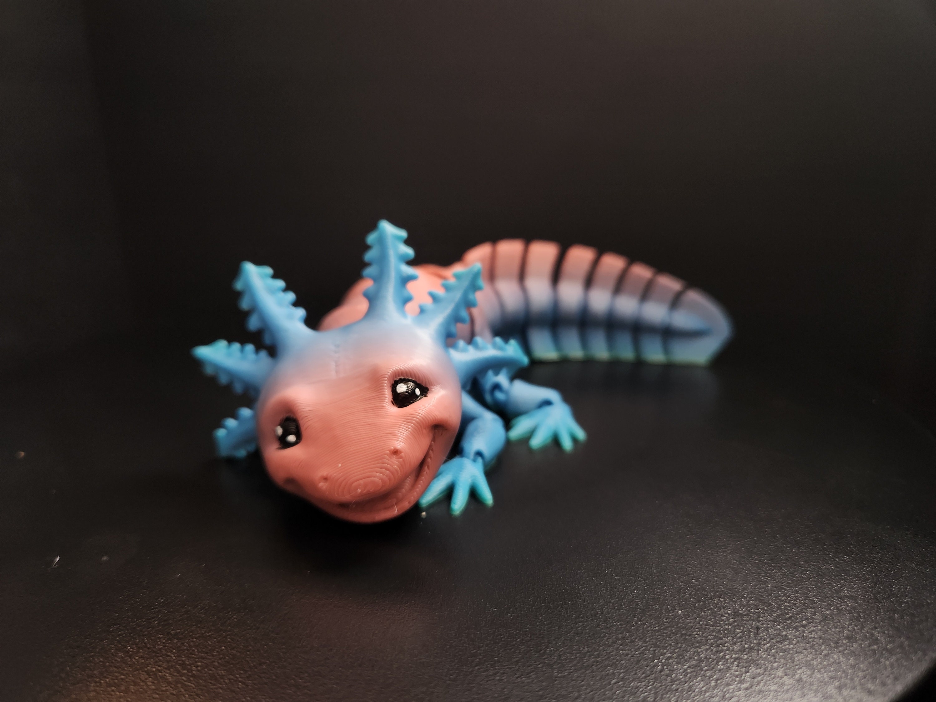 Articulated Axolotl Fidget Cute Nuerodivergent Desk Fidget - Etsy
