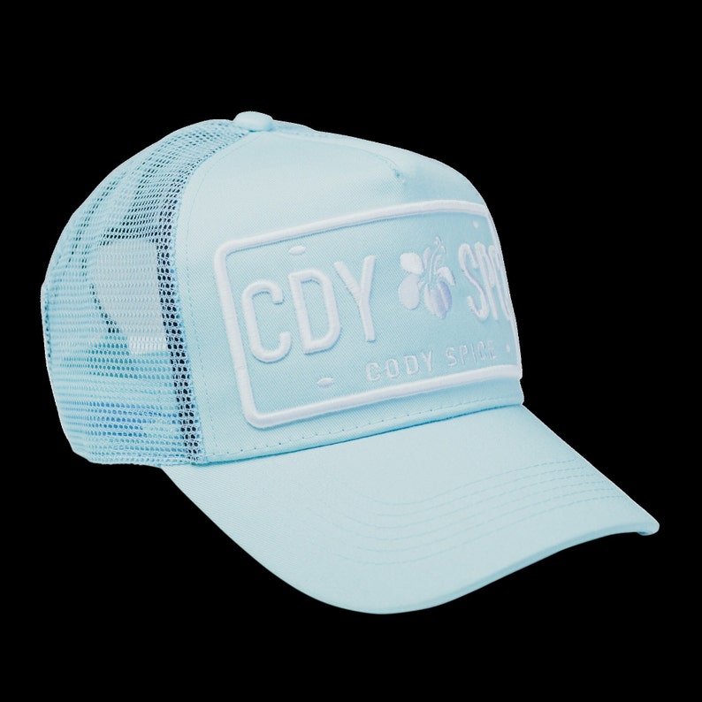 Caribbean Blue Cody Spice Trucker Hat - Etsy