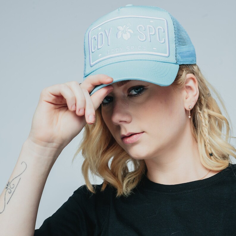 Caribbean Blue Cody Spice Trucker Hat - Etsy