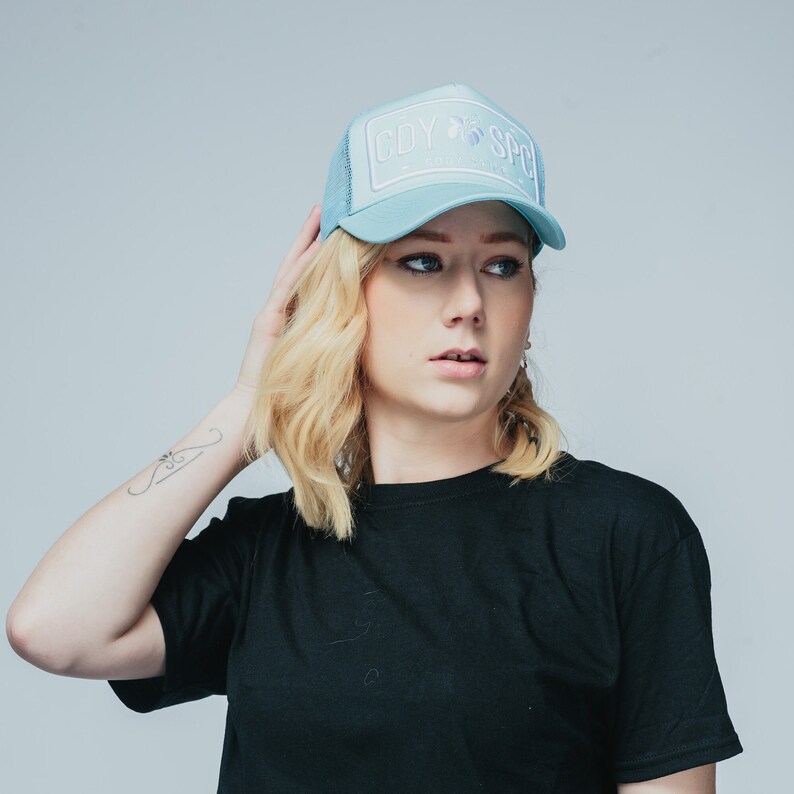 Caribbean Blue Cody Spice Trucker Hat - Etsy
