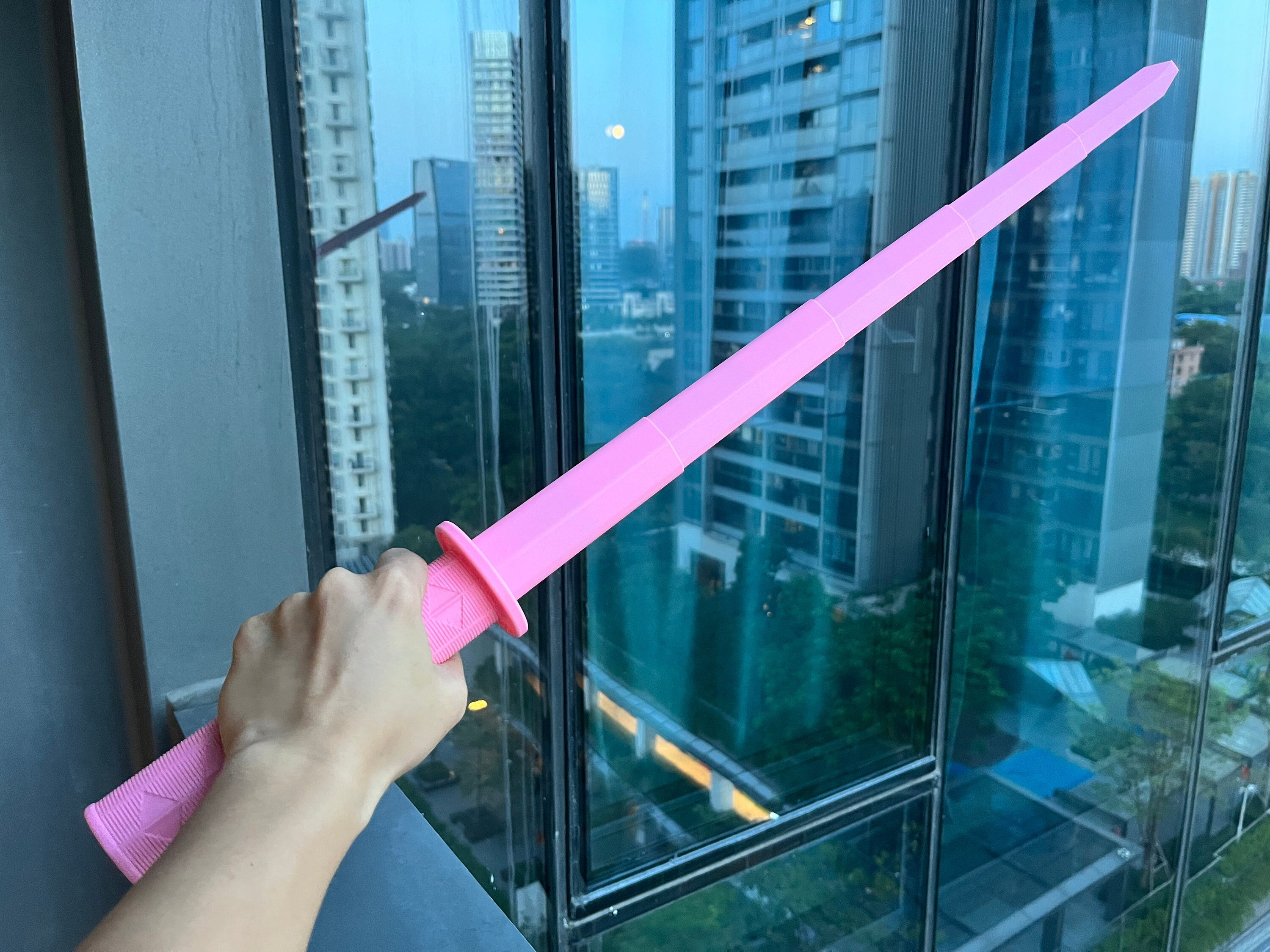 Custom Collapsing Straight Katana Props, Ninja Cosplay Props, Ninja ...