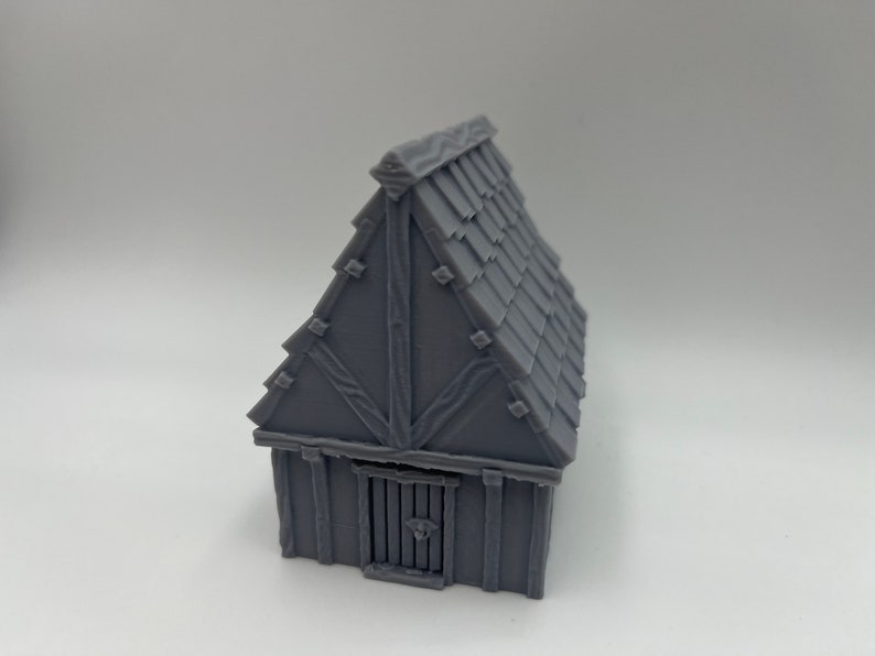 Village Houses Scene, Terrain Scenery for 18mm Miniatures Wargame, D&D ...