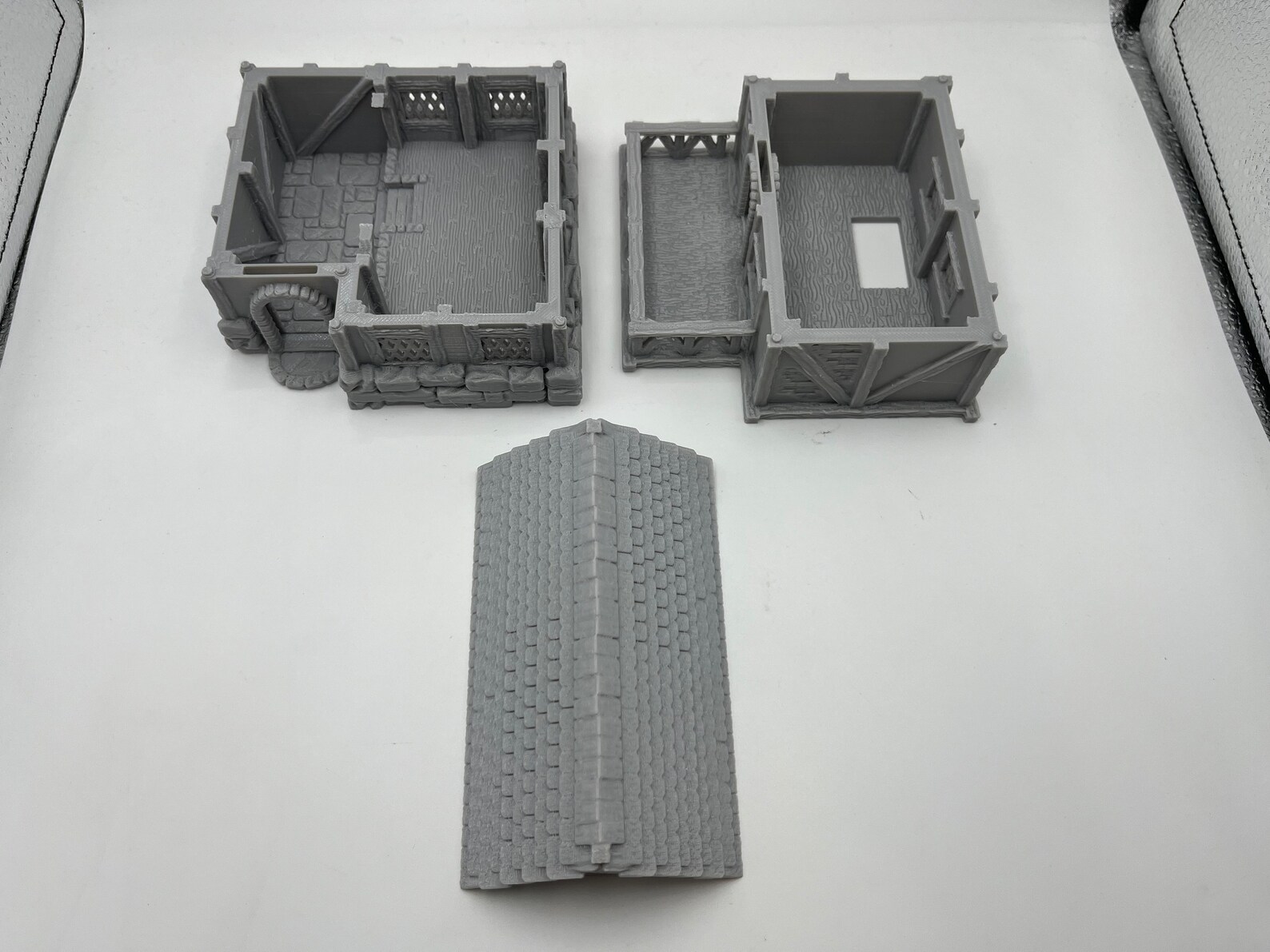 Little Town Houses Scene, Terrain Scenery for 18mm Miniatures Wargame ...