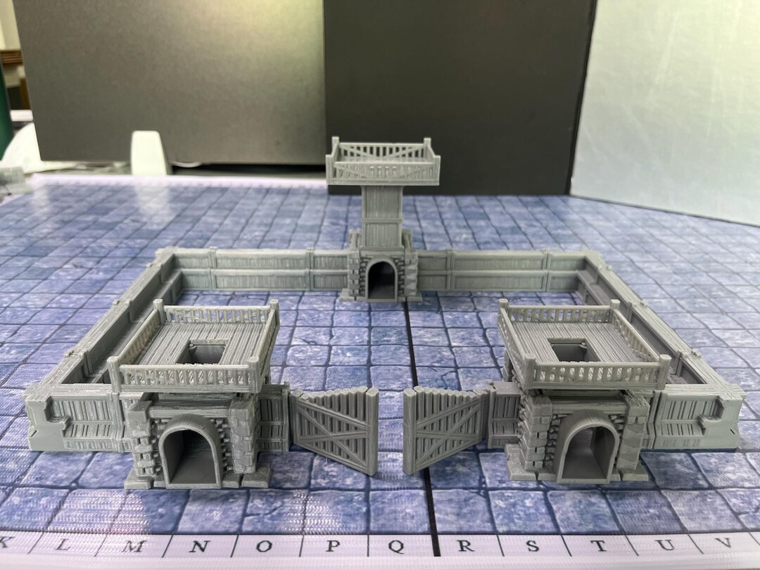 Tabletop Middle Ages Battle Wall Terrain Scenery for 18mm/28mm ...