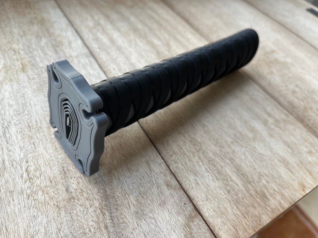 Buy Custom Collapsing Straight Katana Props, Two Colors, Ninja Cosplay ...