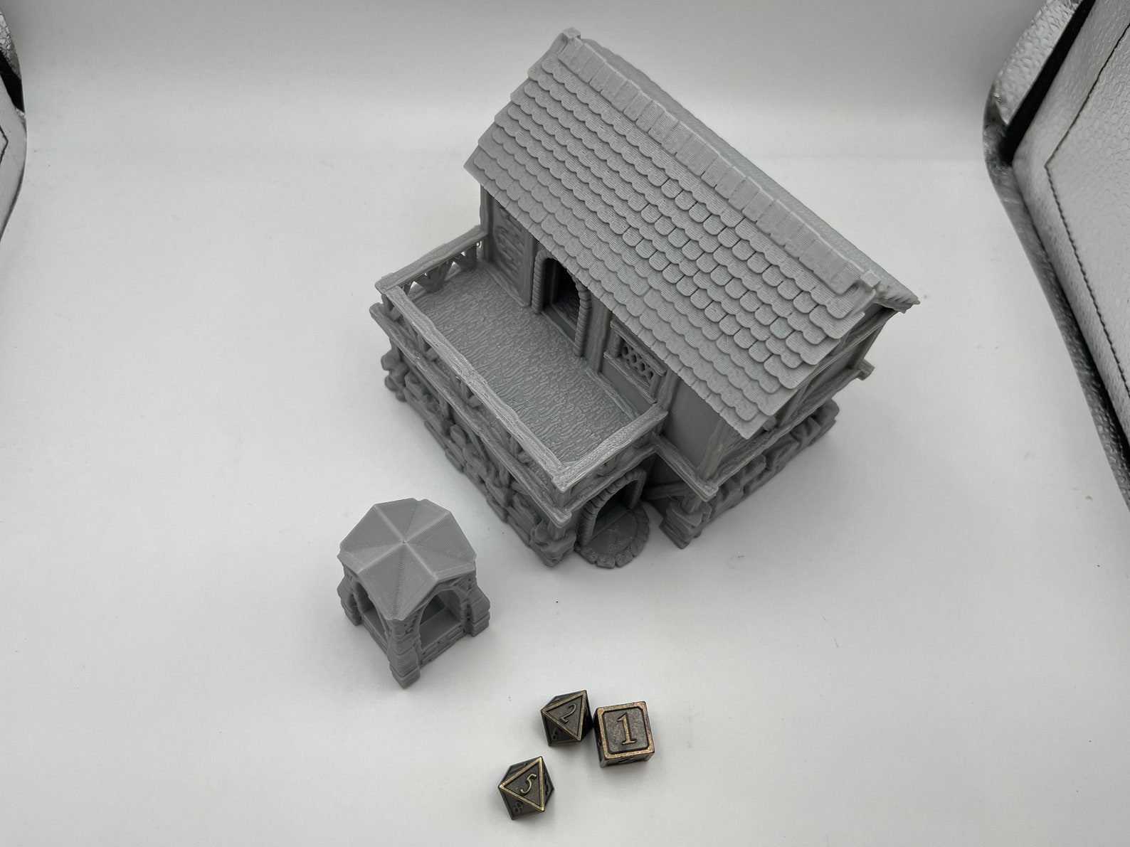 Little Town Houses Scene, Terrain Scenery for 18mm Miniatures Wargame ...