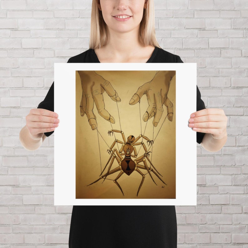 Spider Puppet - Etsy