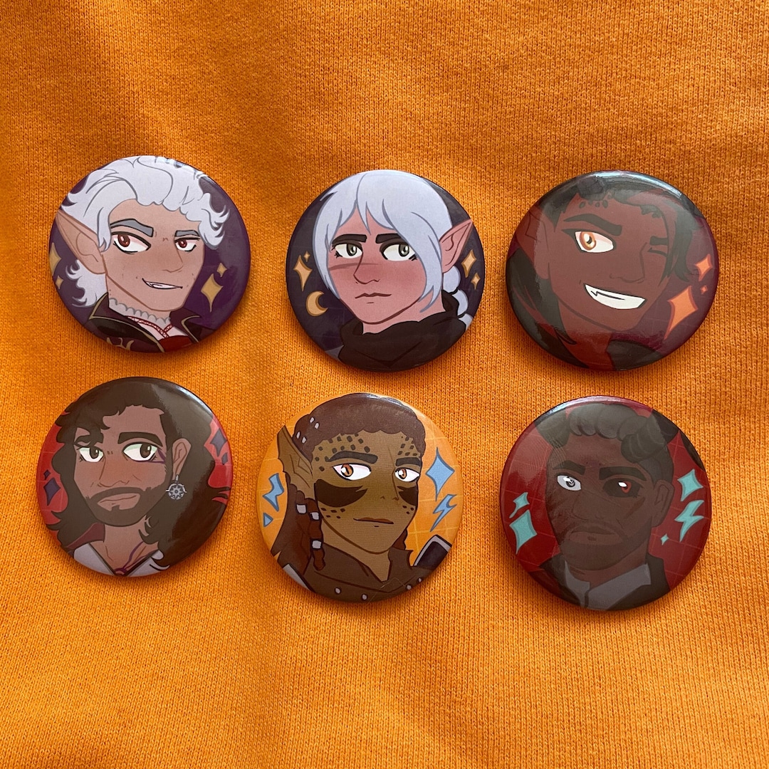 BG3 Companion Button Badges - Etsy
