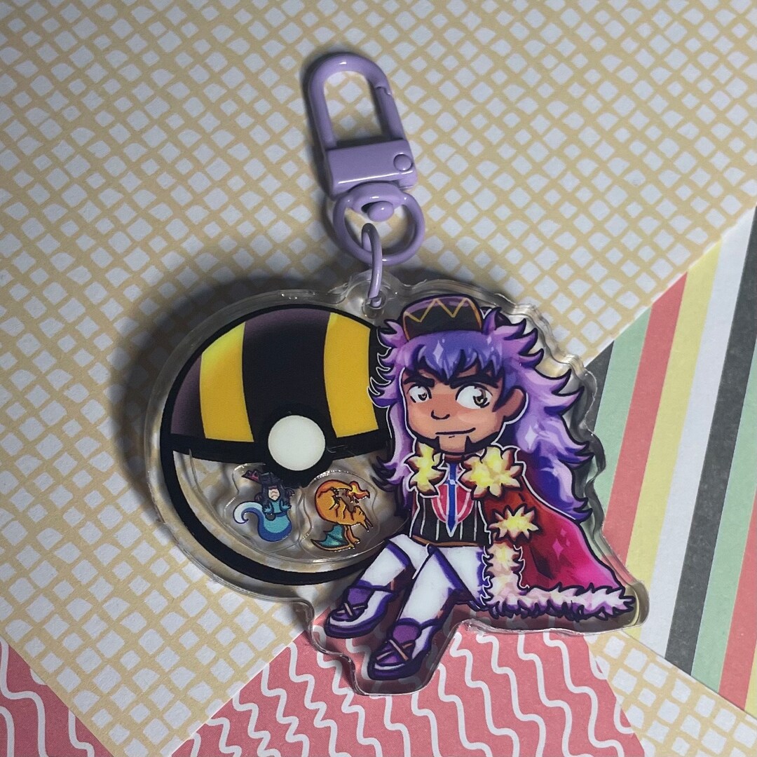 PKMN SWSH Leon Shaker Keychain - Etsy