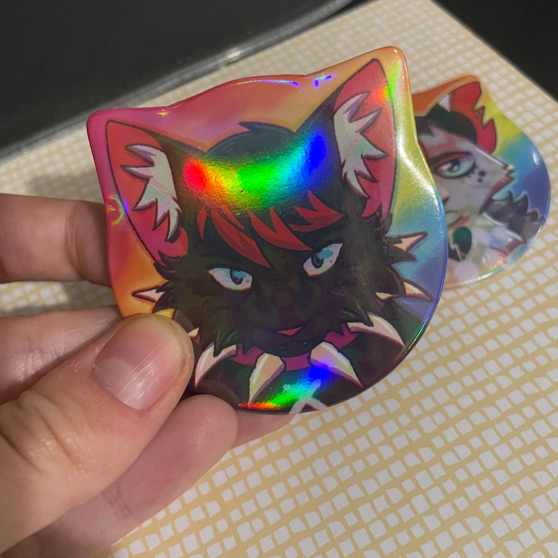Battle Cats Rainbow Button Badges - Etsy