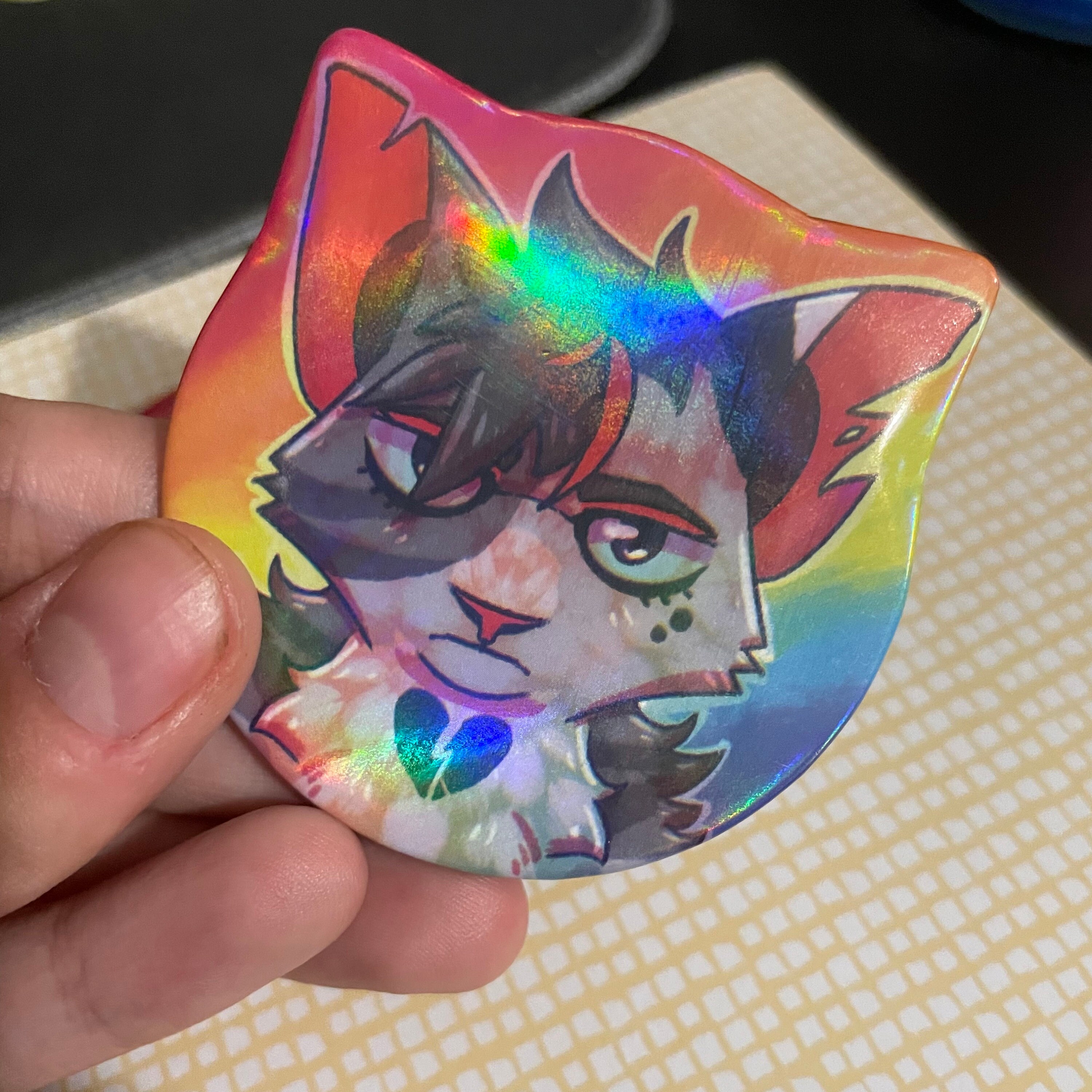 Battle Cats Rainbow Button Badges - Etsy