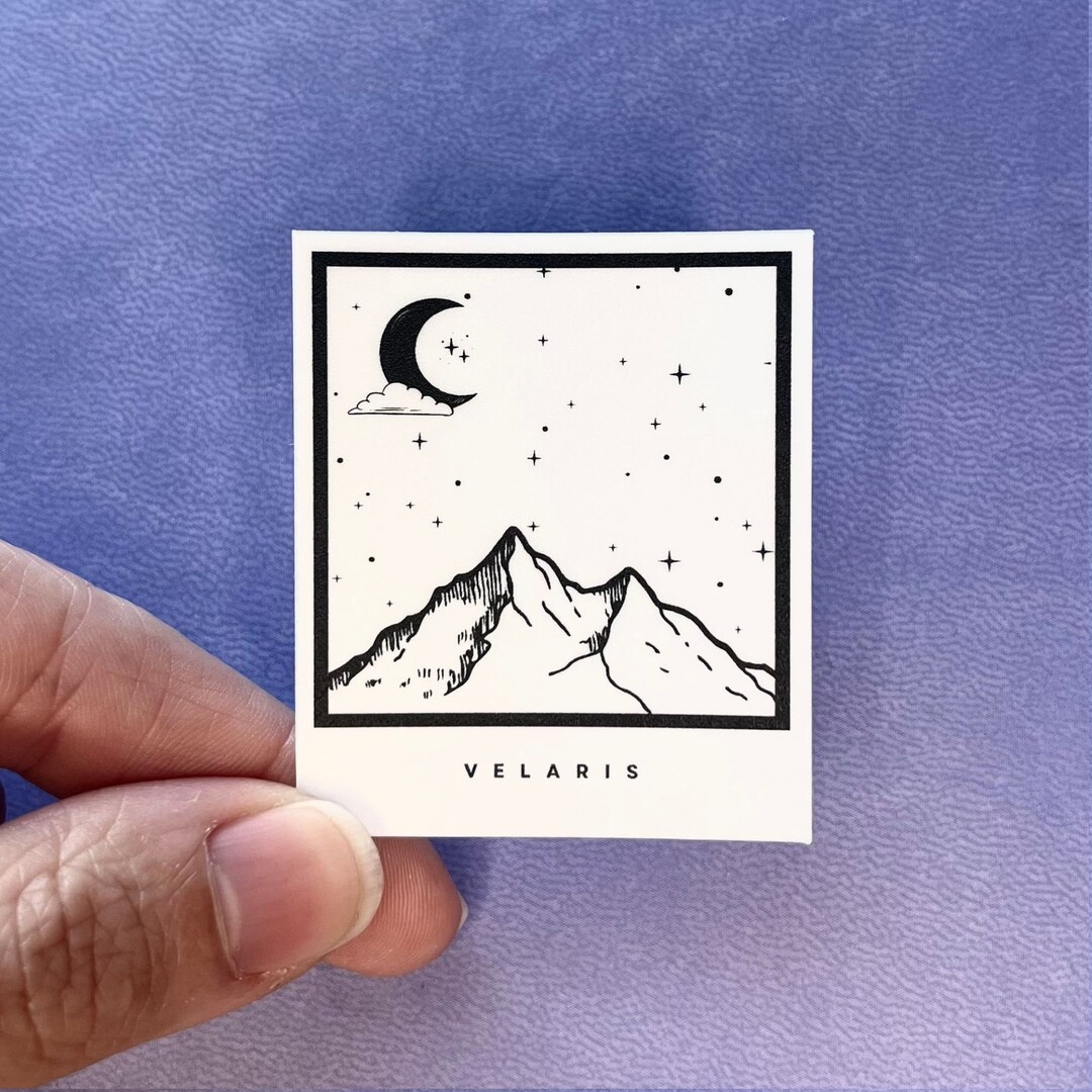 Velaris Sticker OFFICIALLY LICENSED ACOTAR Vinyl Sticker for Ereader ...