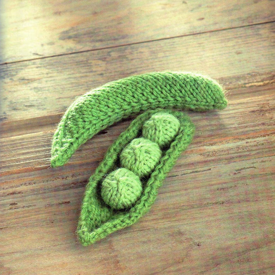 Beginner-friendly KNITTING Pattern Peas in a Pod Amigurumi PDF ...