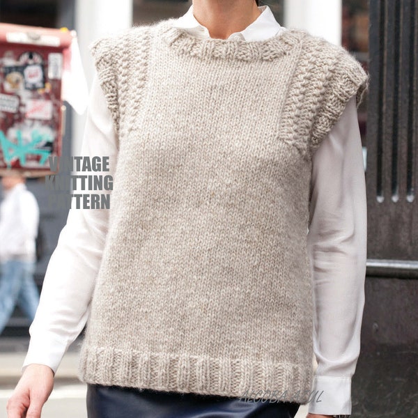 Aran Vest - Etsy