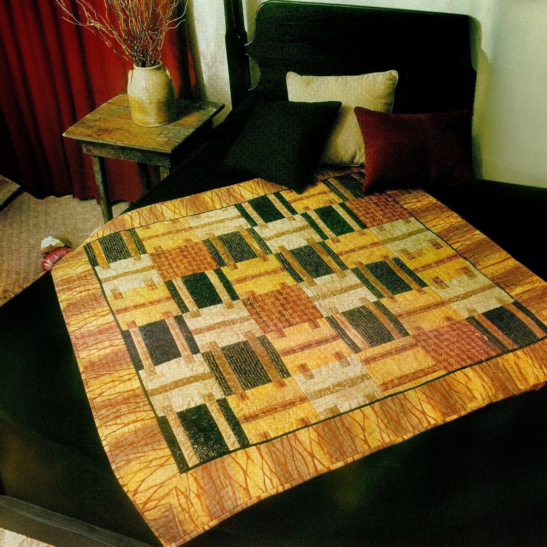 52" Infinity Blocks Quilt Vintage QUILTING PATTERN | 7-inch Block Twin ...