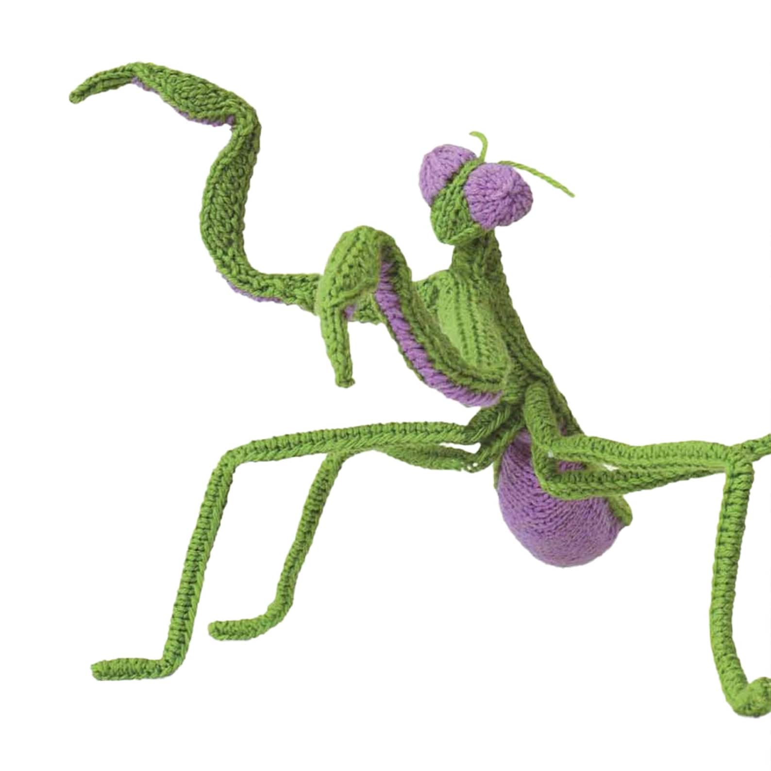 Amigurumi Garden Insects PDF KNITTING Pattern | Vintage Spider Mantis ...