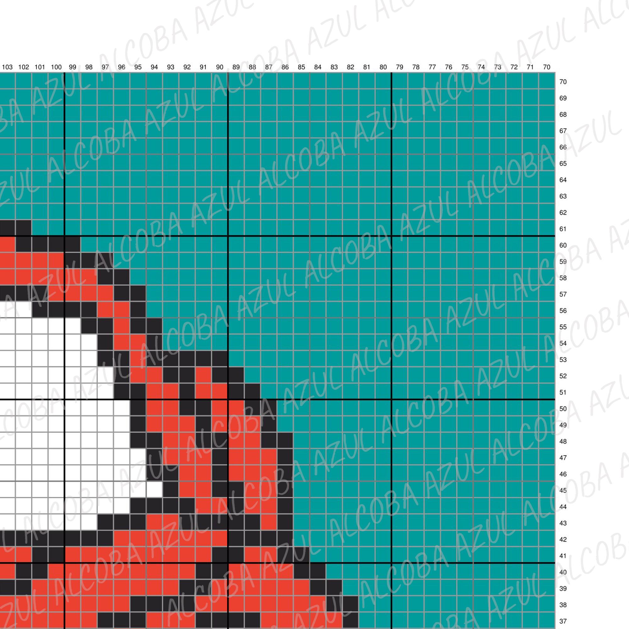 C2C Mcqueen Red Car 90x70 Squares Blanket Crochet Pattern | Corner-to ...