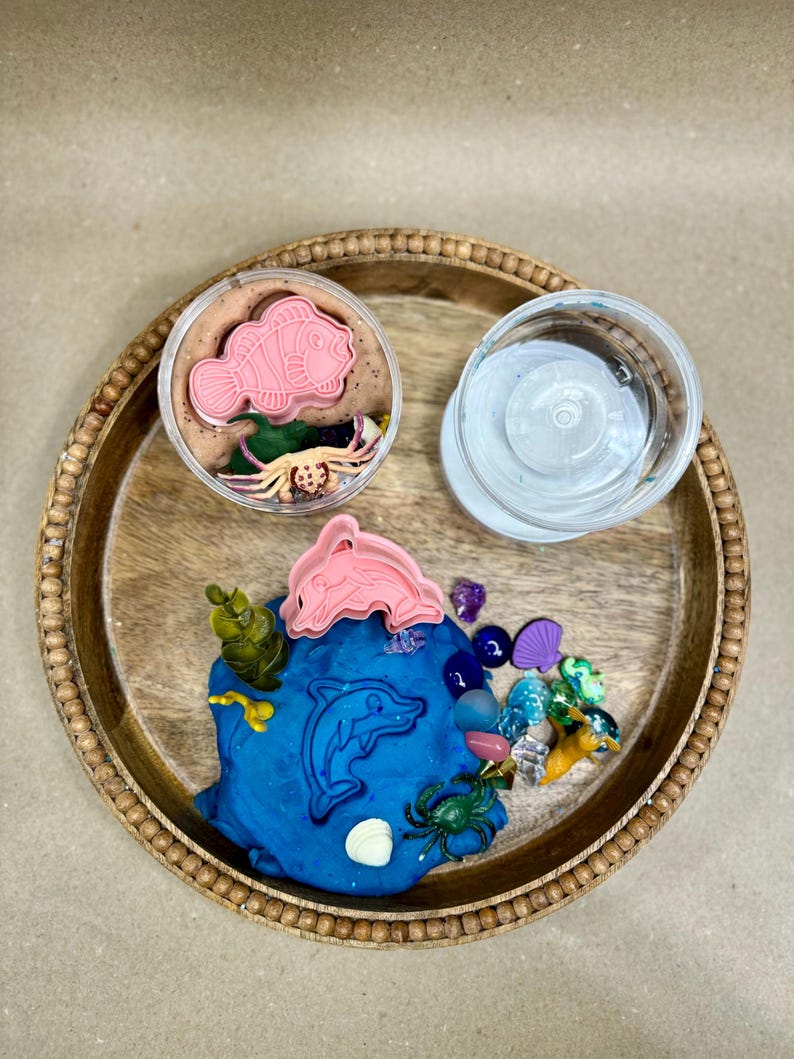 Ocean Play Dough Kit - Etsy