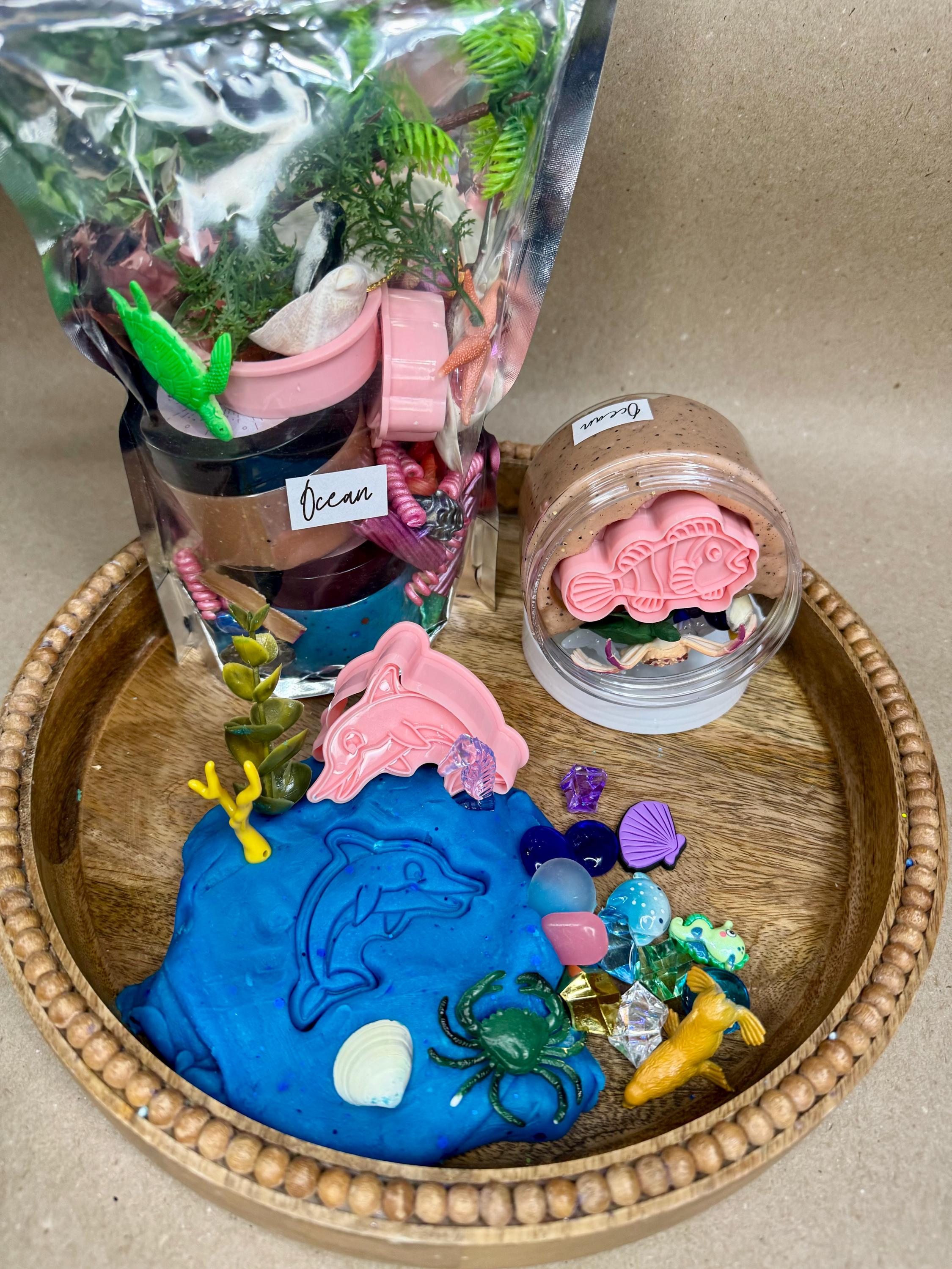 Ocean Play Dough Kit - Etsy