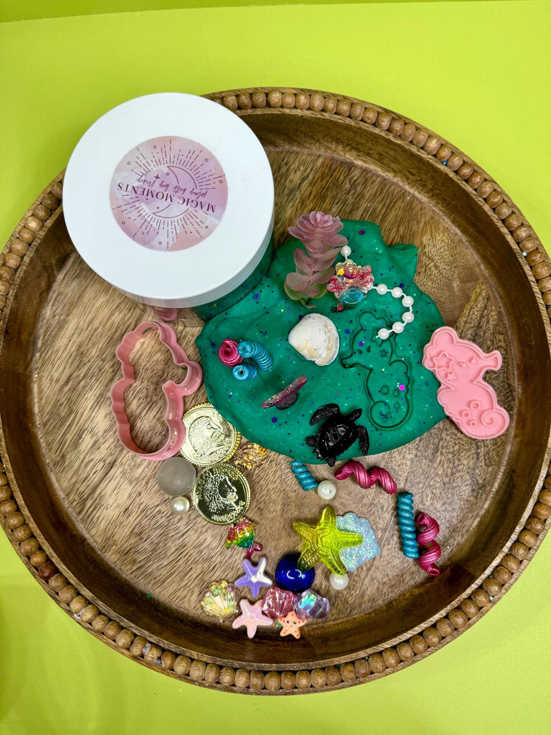 Mermaid Play Dough Kit - Etsy