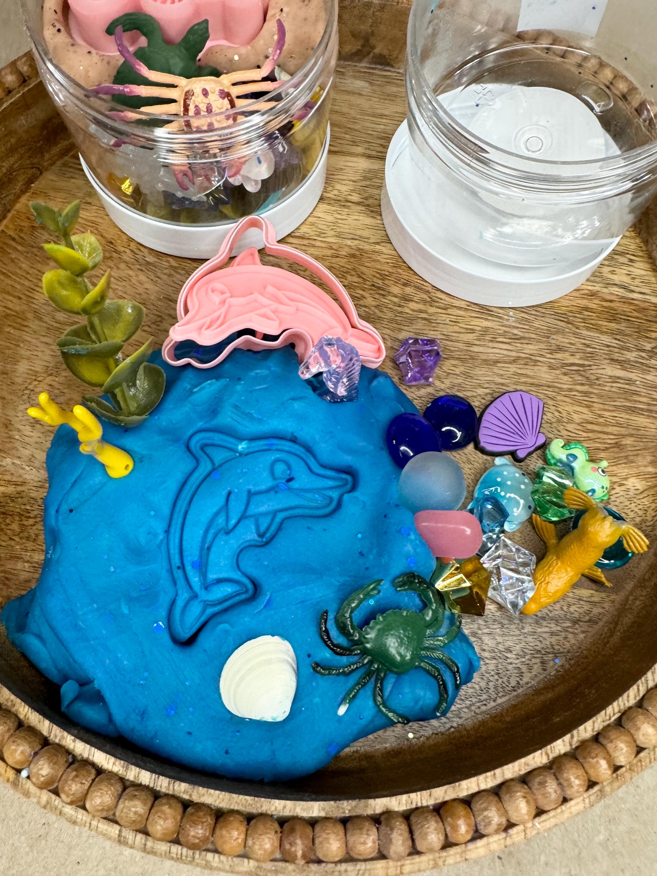 Ocean Play Dough Kit - Etsy