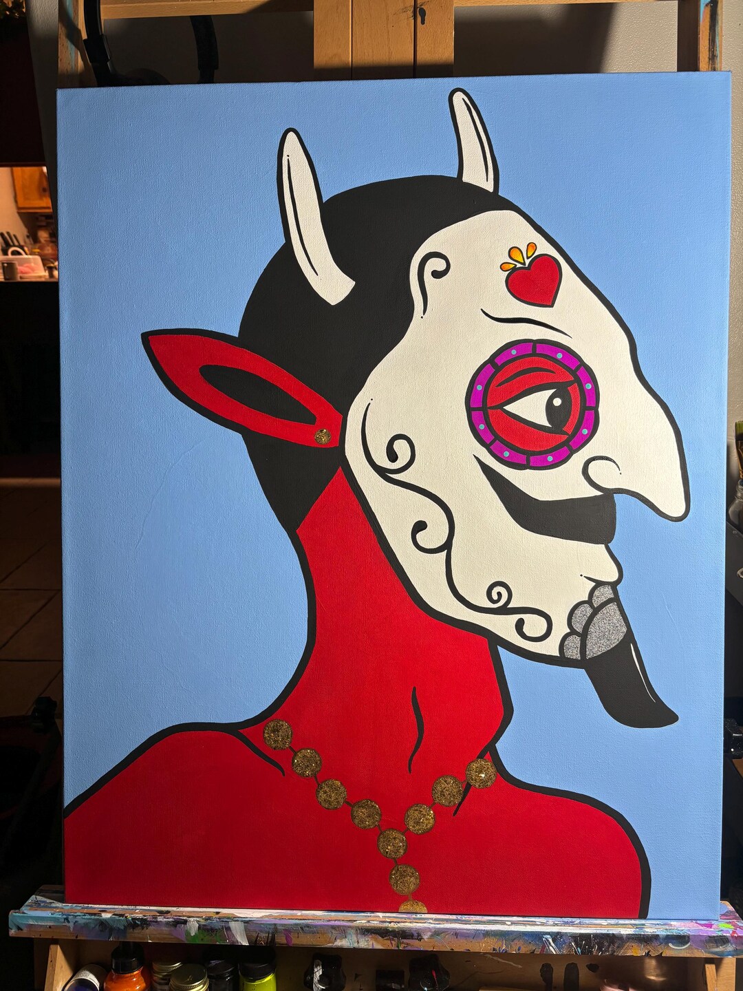 El Diablito , La Lotería , Sugar Skull , Mexican Art , Catrin - Etsy