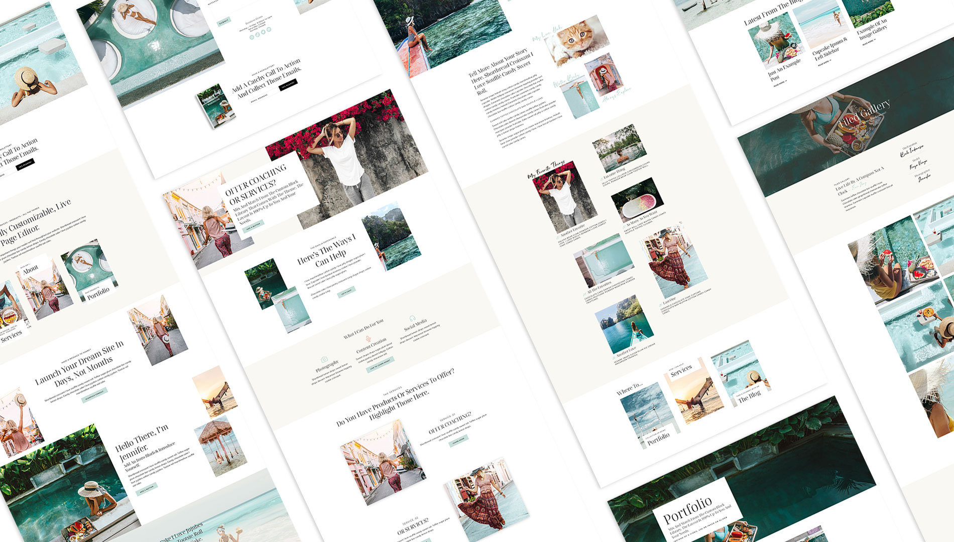 Hello Dahlia Wordpress Theme Feminine Wordpress Theme Kadence Theme - Etsy