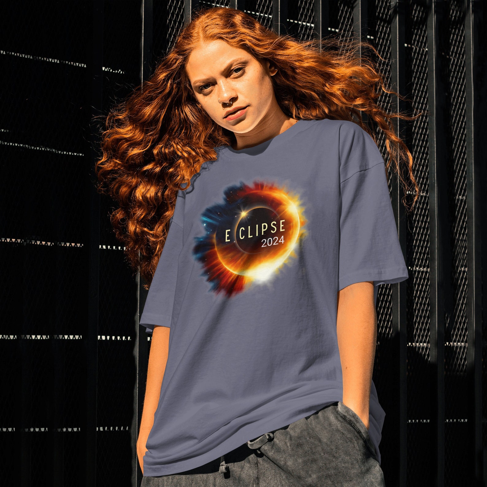 Total Solar Lunar Eclipse 2024 T-shirt Celestial Lunar Eclipse Tee ...