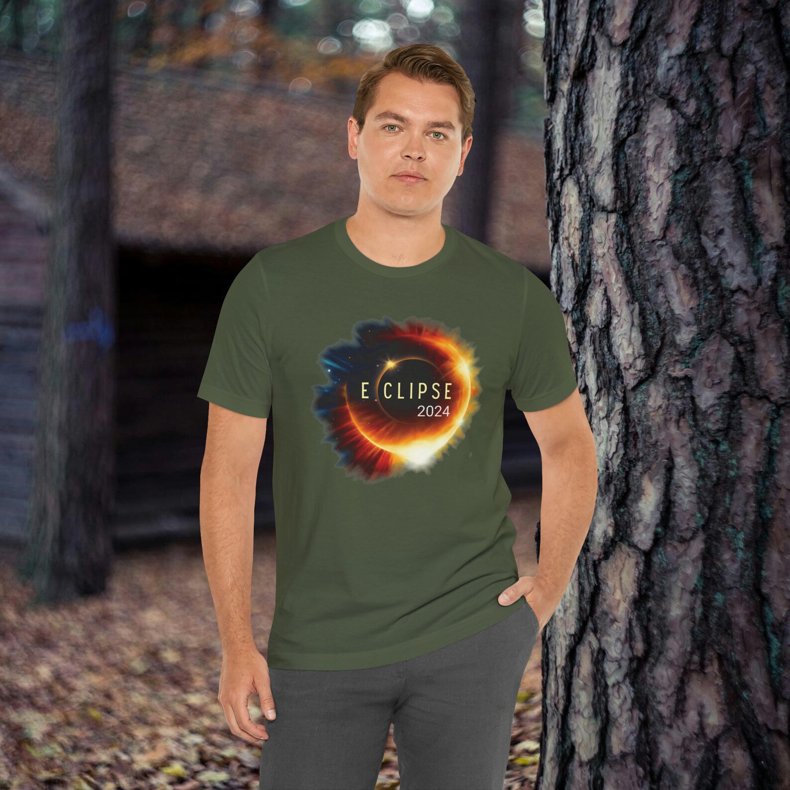 Total Solar Lunar Eclipse 2024 T-shirt Celestial Lunar Eclipse Tee ...