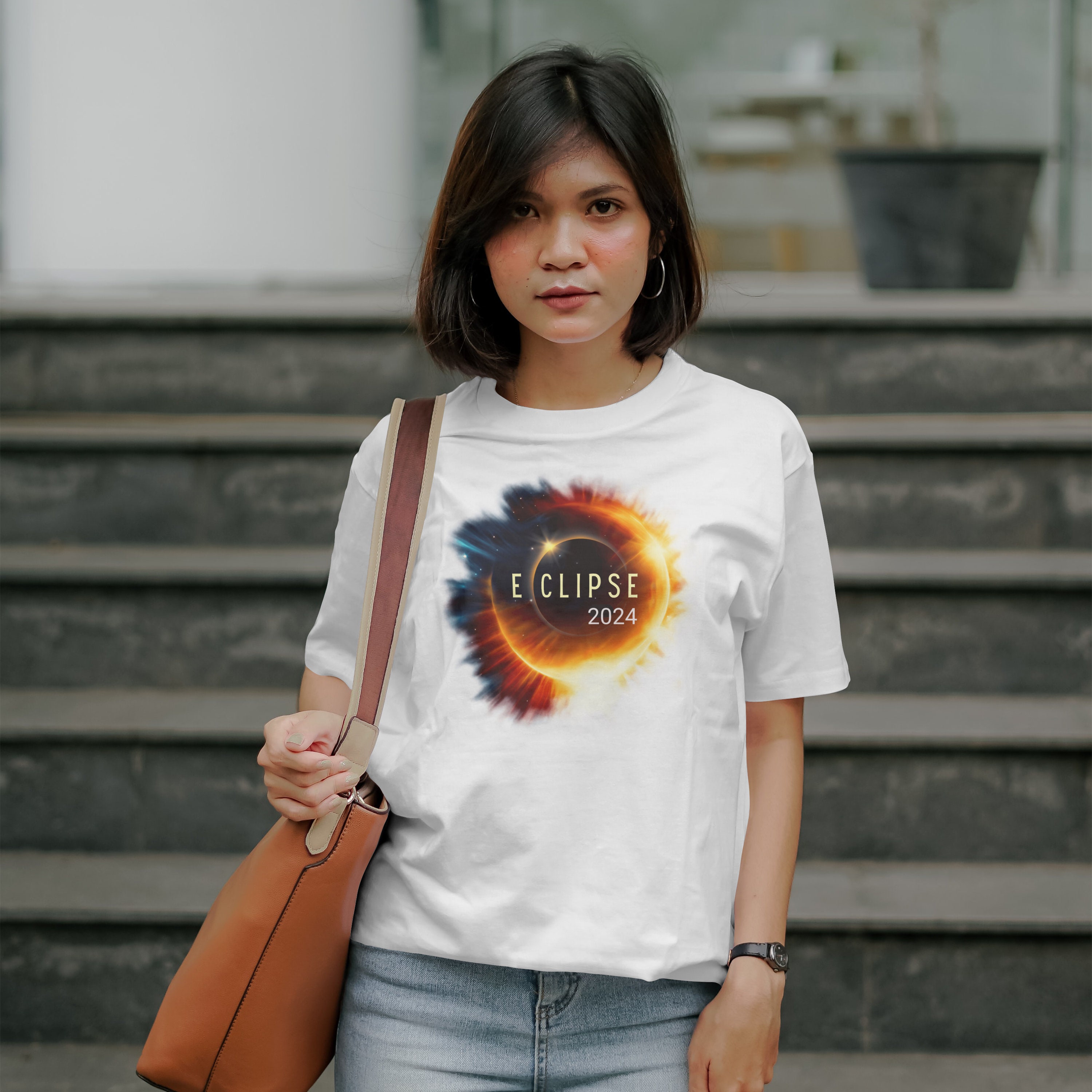 Total Solar Lunar Eclipse 2024 T-shirt Celestial Lunar Eclipse Tee ...