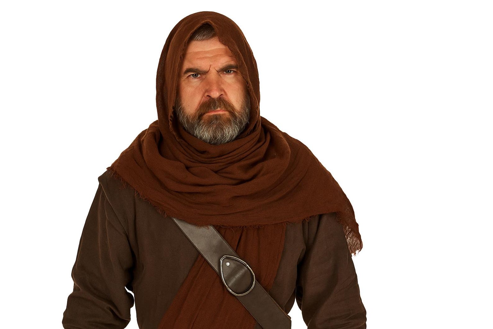 Gothic Renaissance Cowl Cloak, Medieval Pirate Hooded Scarf, Men’s ...