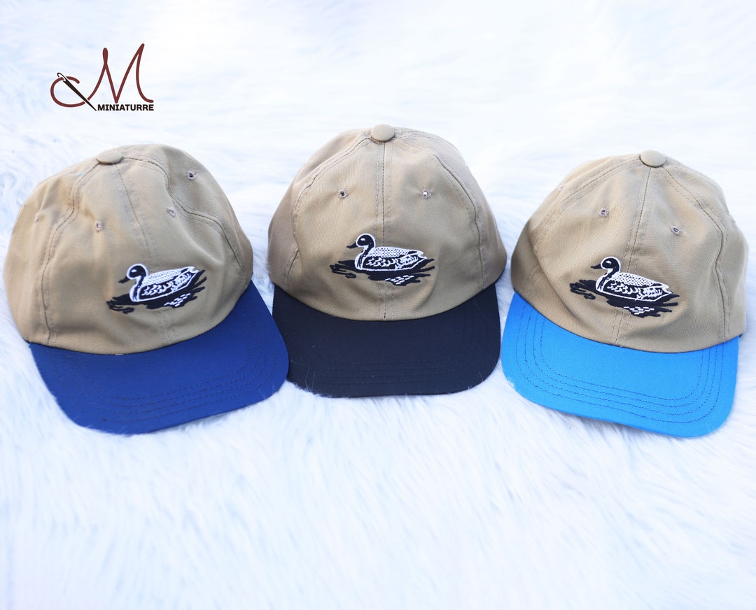 Embroidered Swan Cap, Cute Swan Camping Hats, Couple Matching Low ...